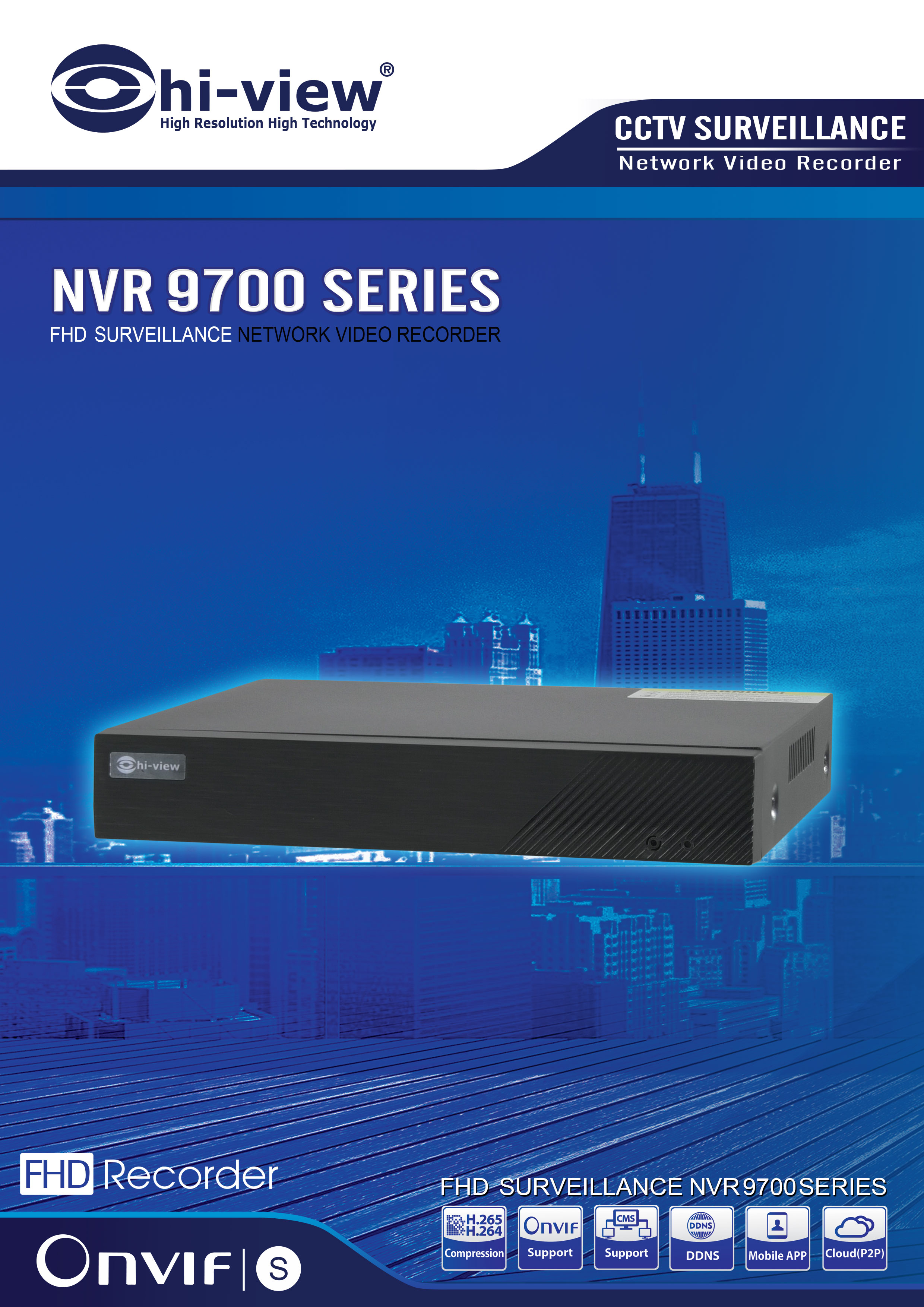 เครื่องบันทึก (NVR) Hi-view รุ่น HP-9708 8Ch - Storetex Shop Storetexshop