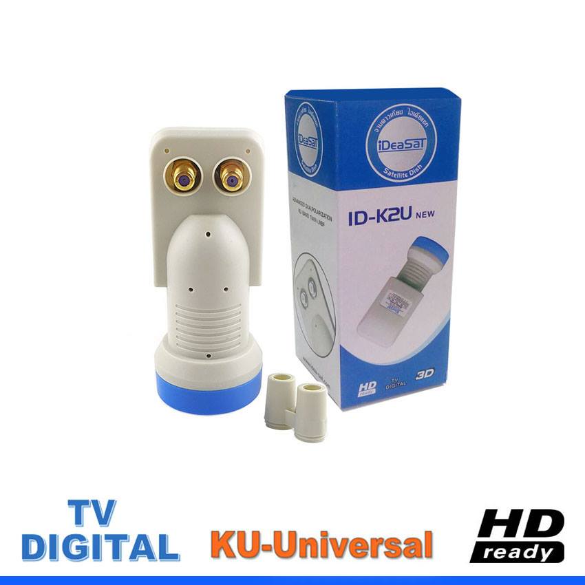 iDeaSat Lnb Ku-Band Universal 2 Output รุ่น ID-K2U แพ็ค 4 - Storetex Shop Storetexshop