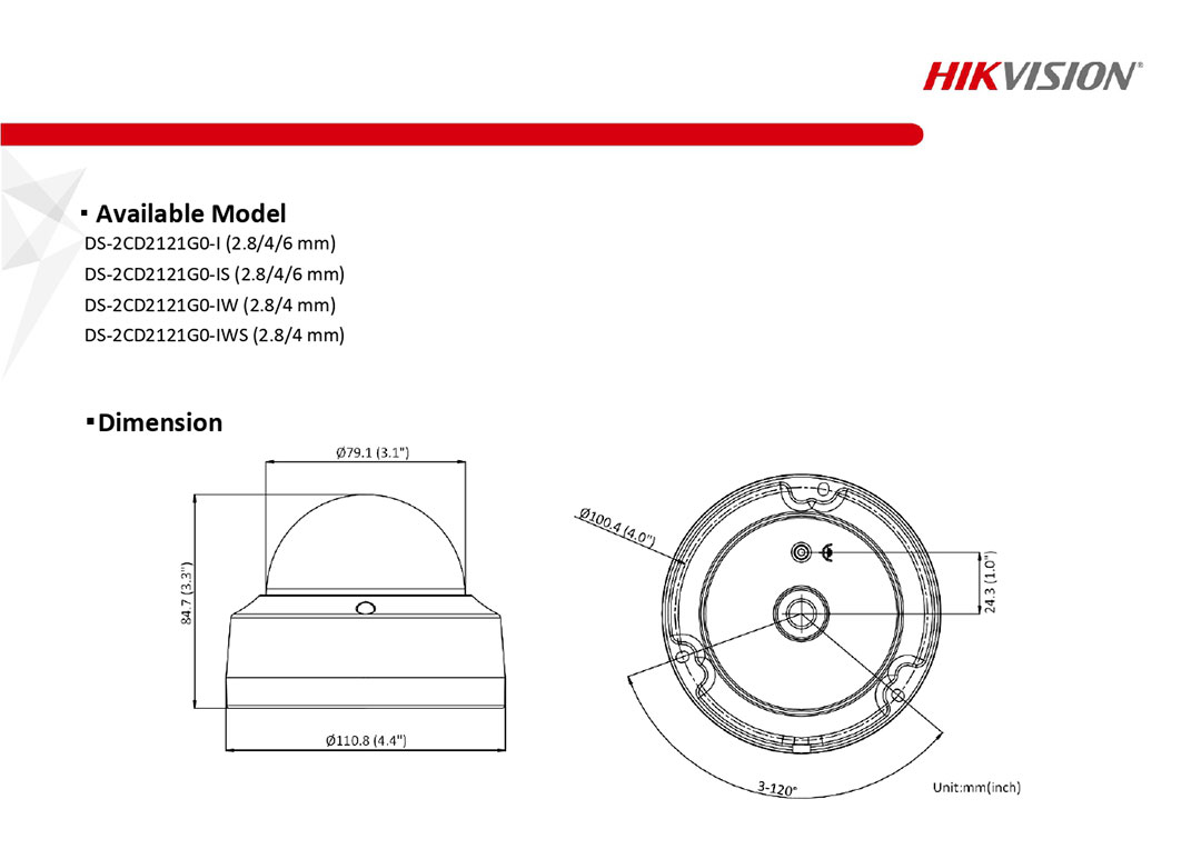 Hikvision กล้องวงจรปิด 2MP AcuSense Dome Network Camera รุ่น DS-2CD2126G2-ISU (D) - Storetex ...