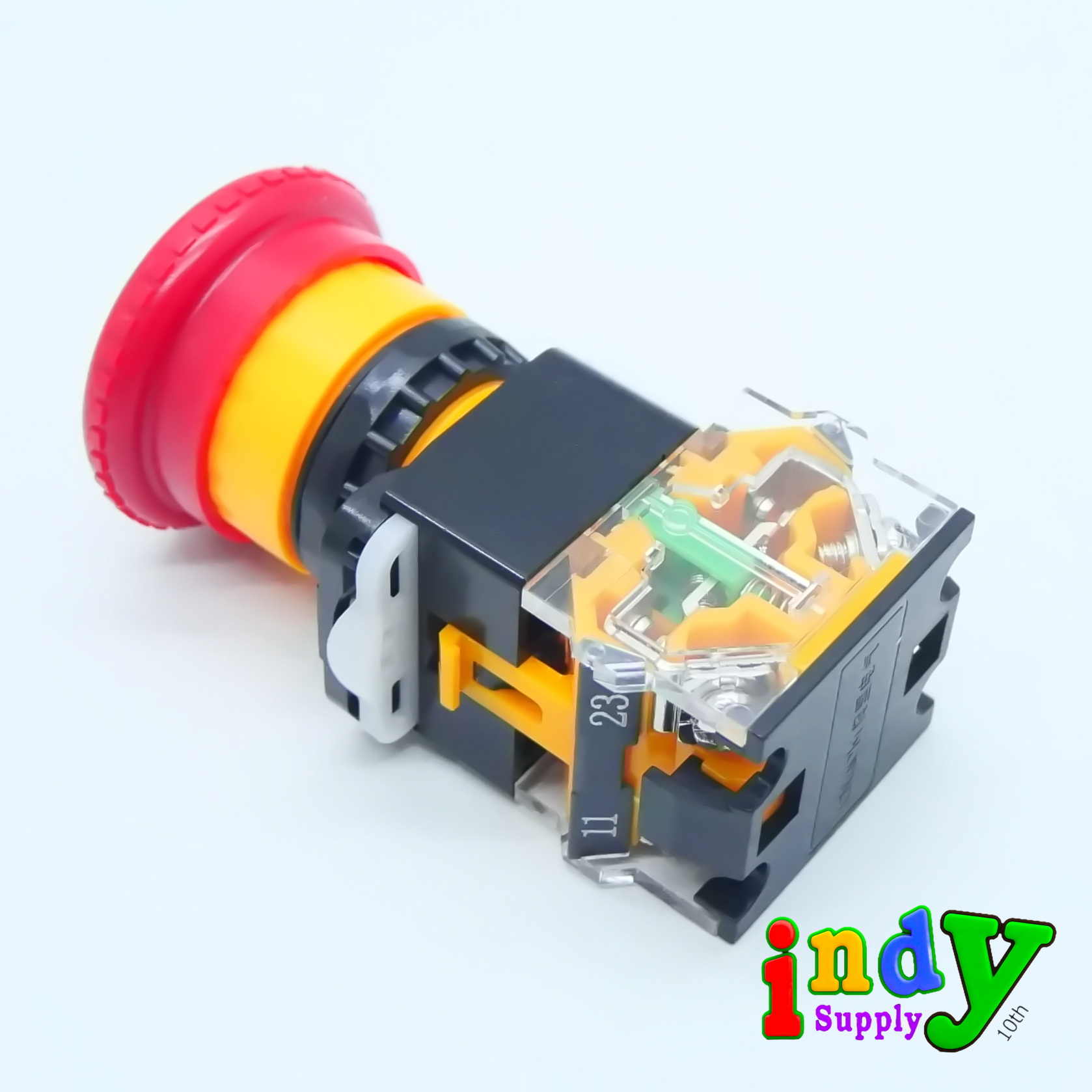 Emergency push button 22mm. - indy-supply PLC,HMI,Servo,Inverter,Support : Inspired by LnwShop ...