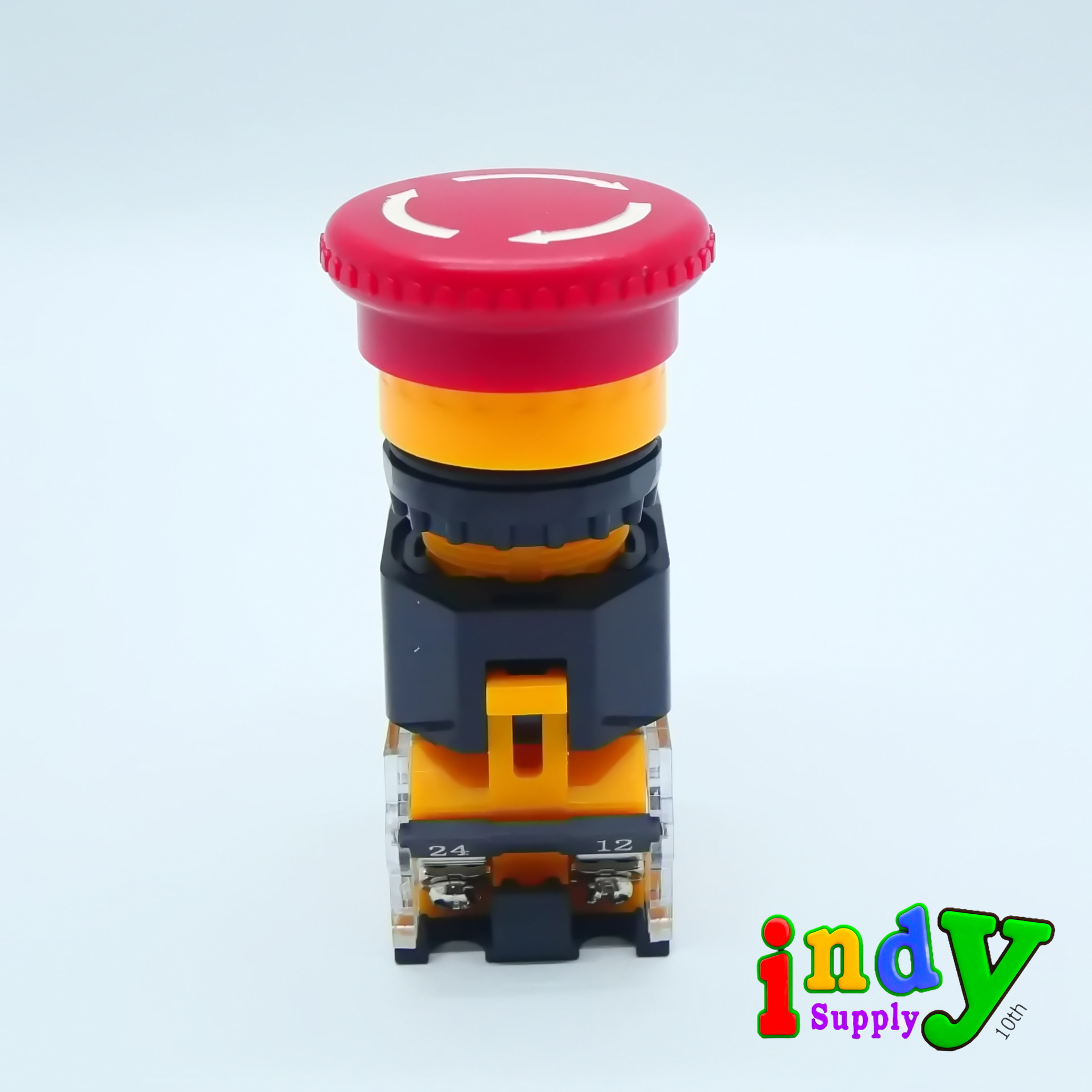 Emergency push button 22mm. - indy-supply PLC,HMI,Servo,Inverter,Support : Inspired by LnwShop ...
