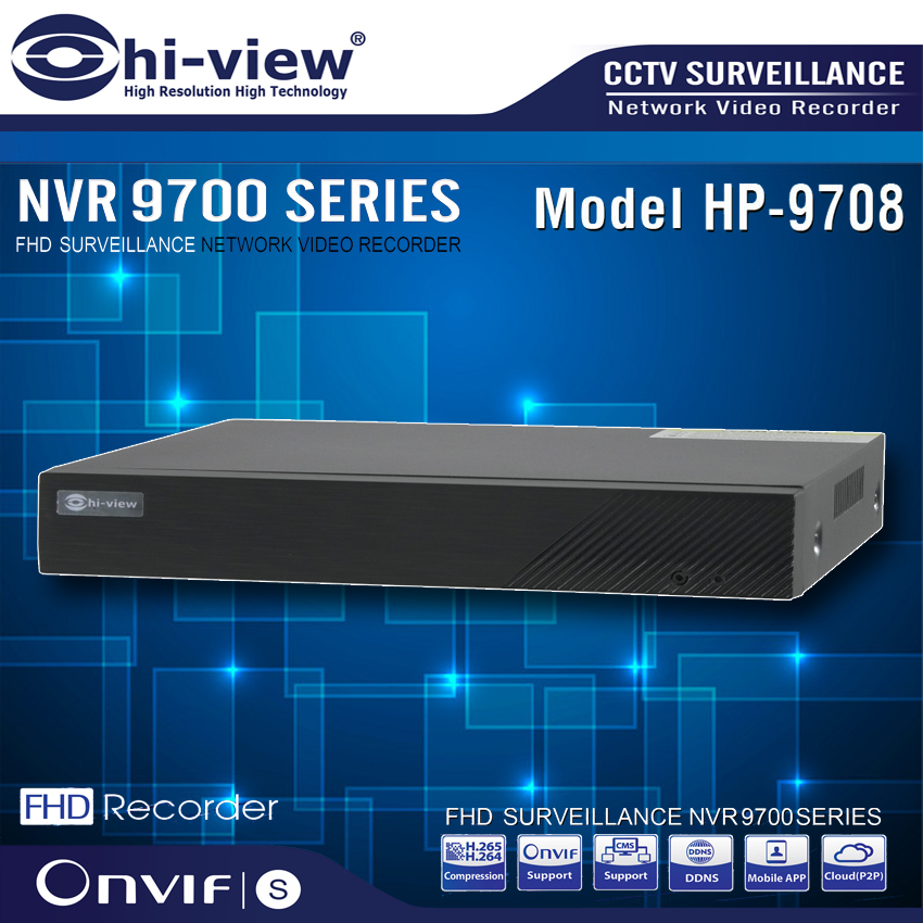 เครื่องบันทึก (NVR) Hi-view รุ่น HP-9708 8Ch - Storetex Shop